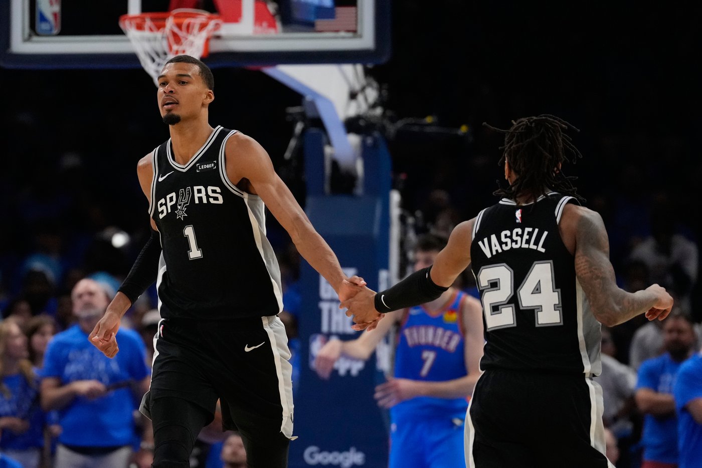 Spurs-Thunder Game 1 averages record 9.2M viewers, NBA playoff ratings ...