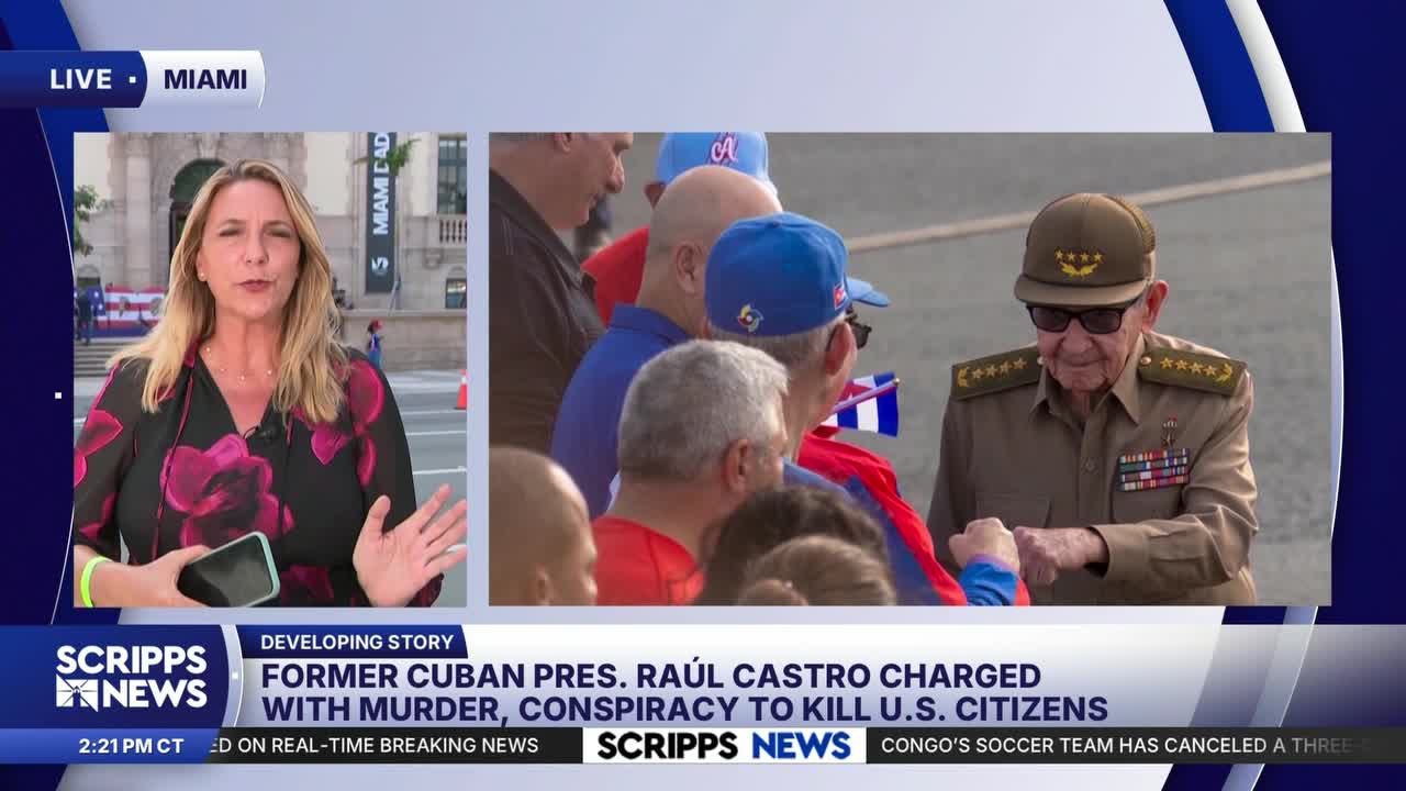 Cuban Americans react to Raúl Castro indictment