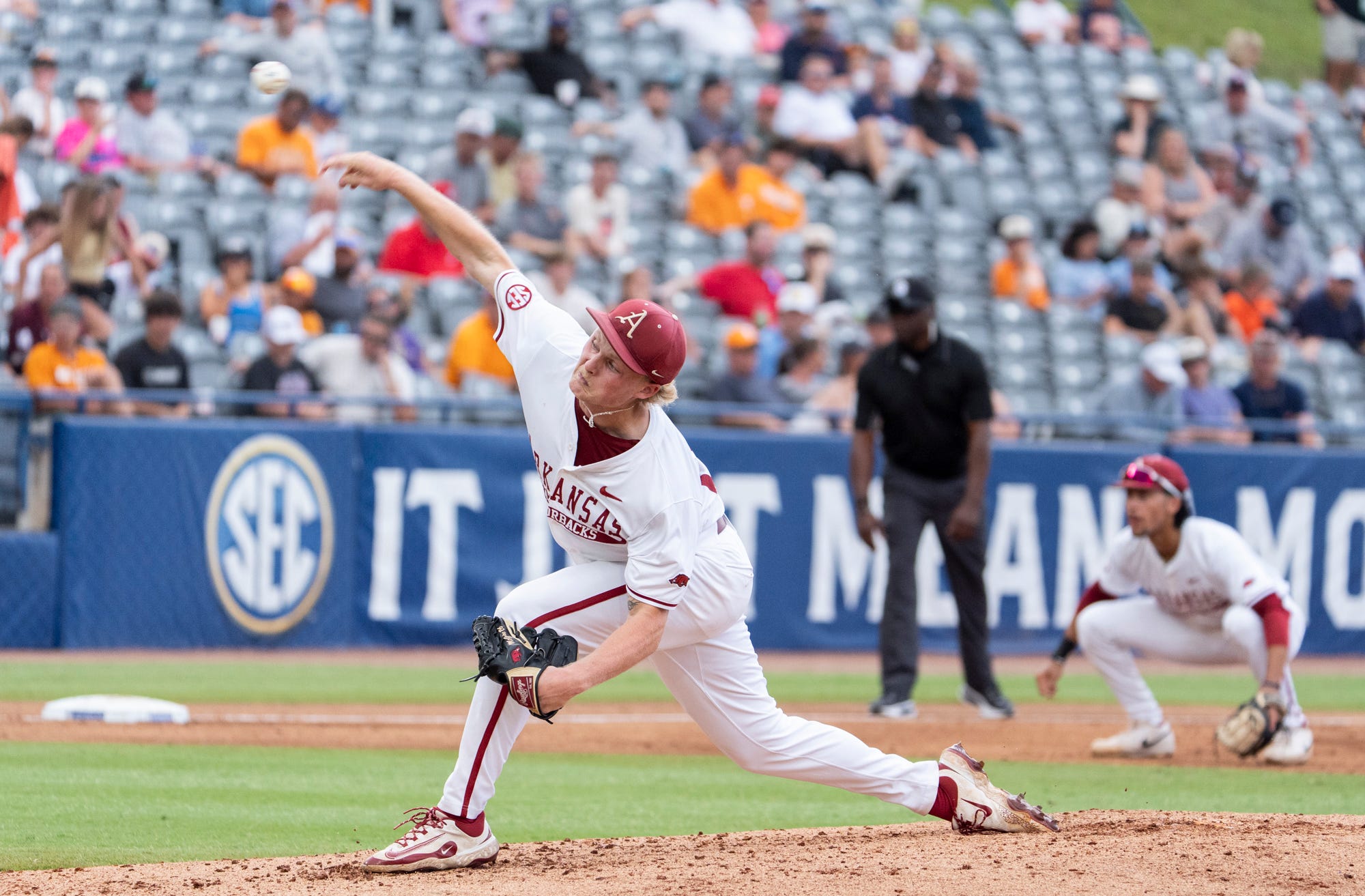 Who does Arkansas baseball play next in 2026 SEC Tournament? Bracket update