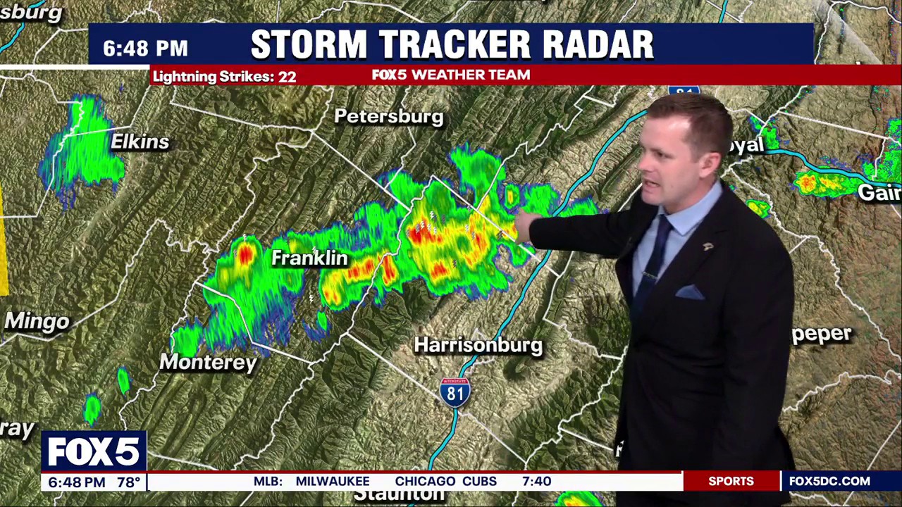 DC weather: Tracking storms Wednesday night
