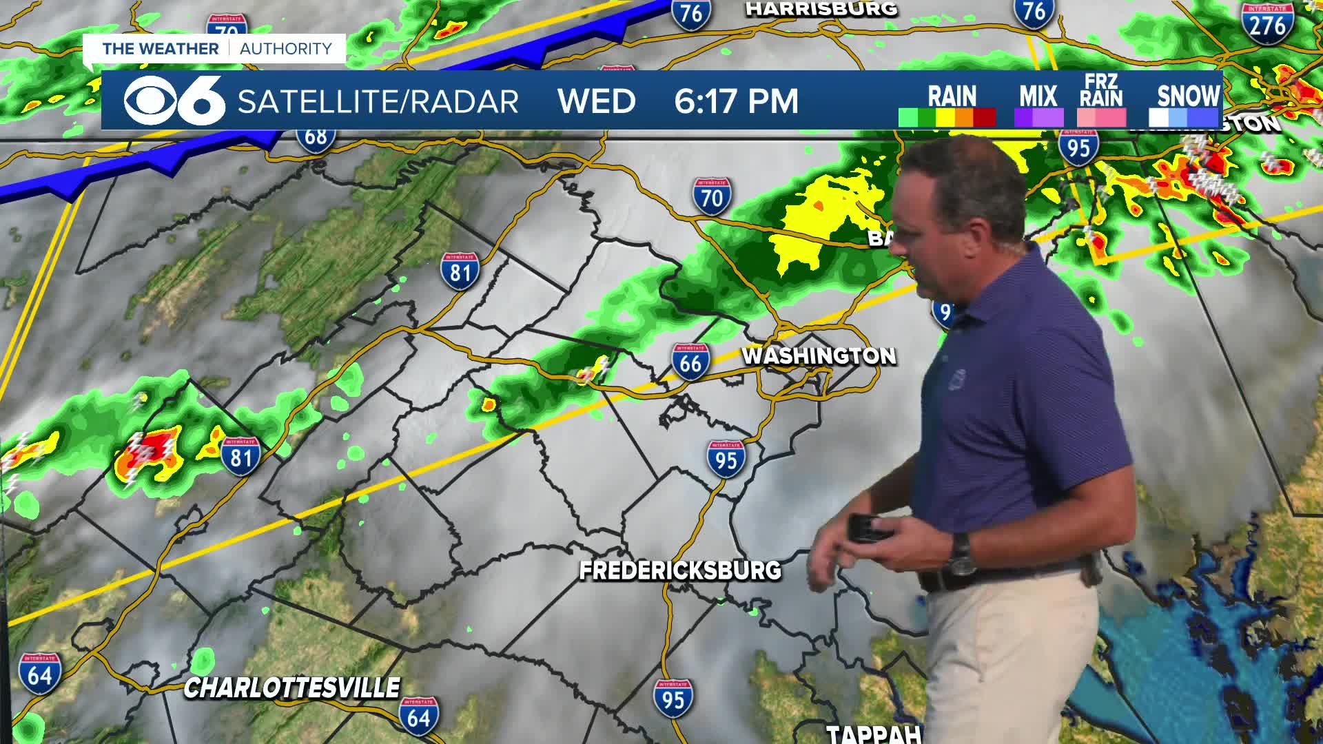 Zach's Wednesday evening weather update
