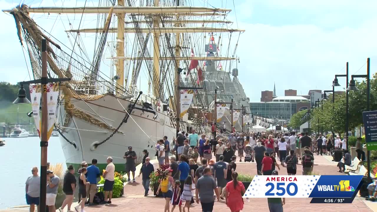 Tall ships to converge in Baltimore for Sail 250 Maryland, airshow
