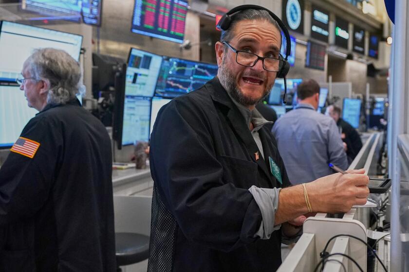 Stocks rally after pressure eases from the bond market and oil prices fall