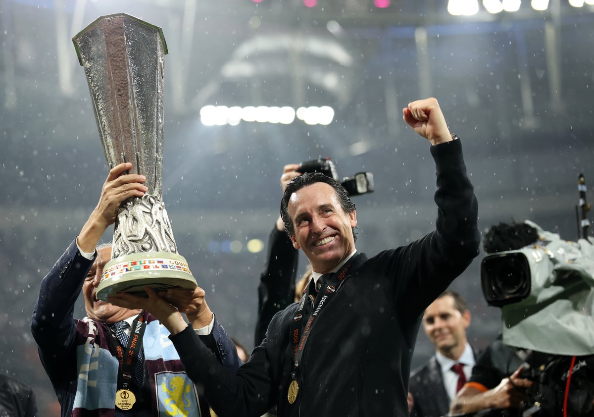 Emery issues new Aston Villa challenge as Europa League glory secured