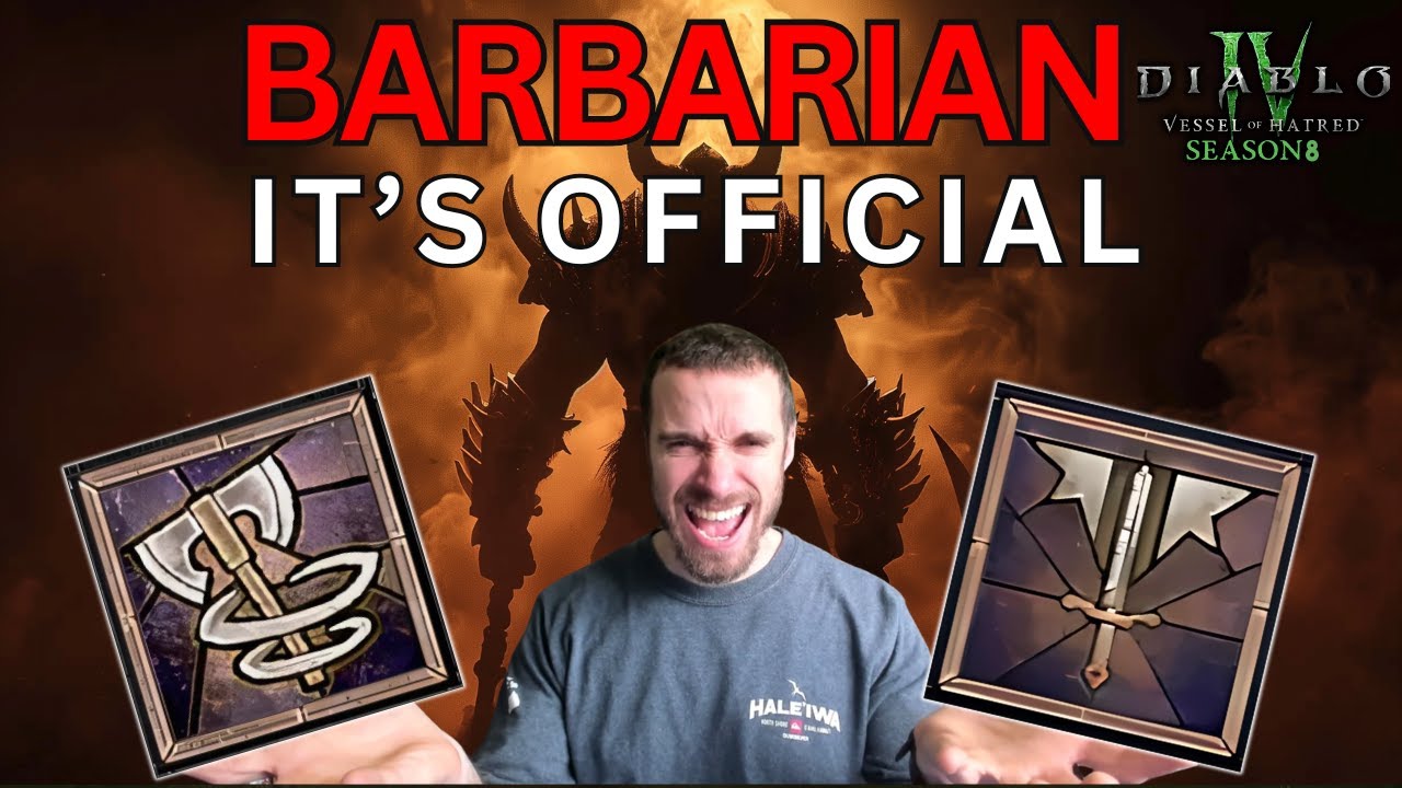 The best way to play a barbarian in Diablo 4 season 8!