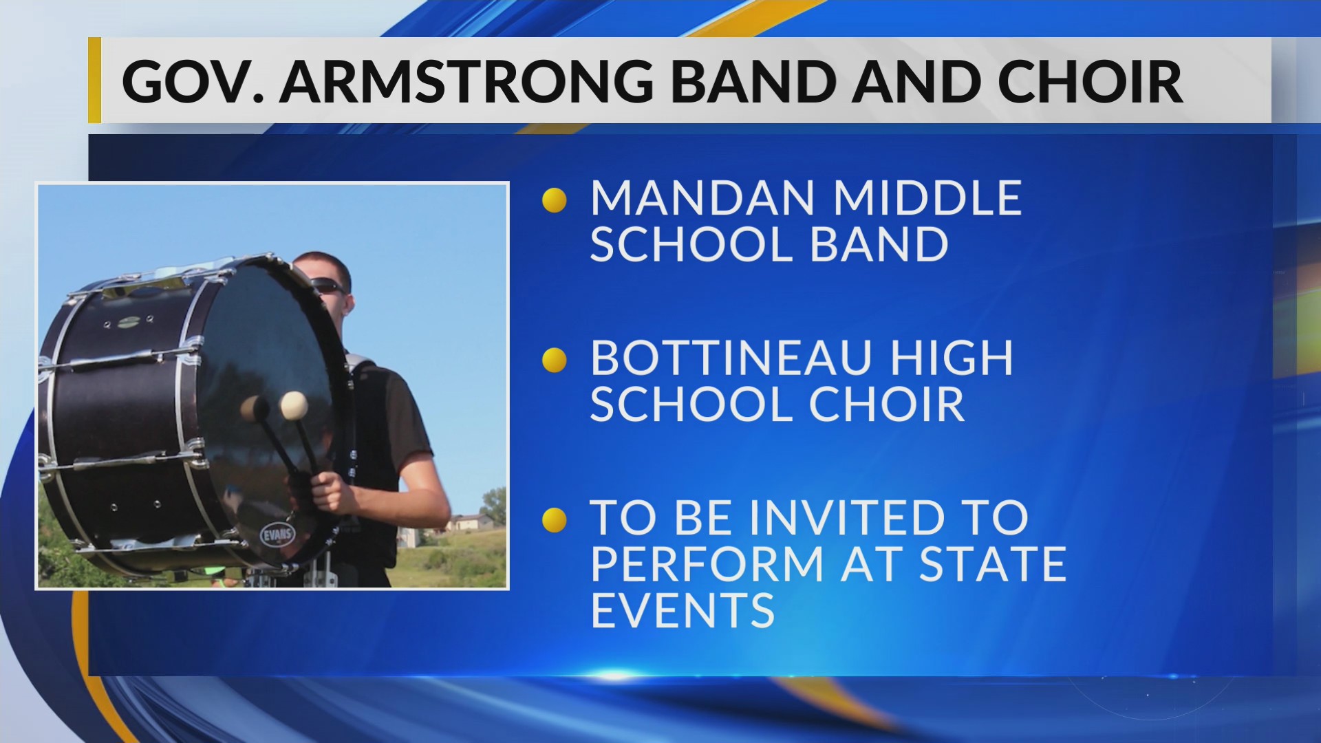 Mandan Middle, Bottineau High School, named 2026-27 Governor’s Band and ...