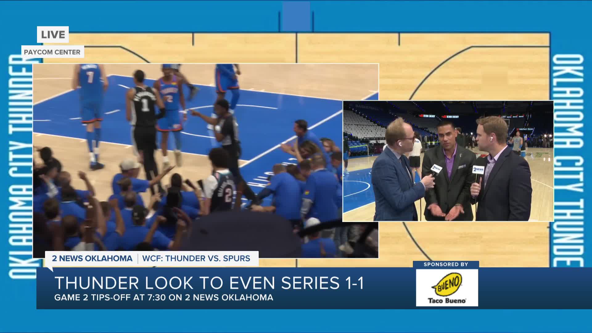 Challenges the Thunder will face in Game 2