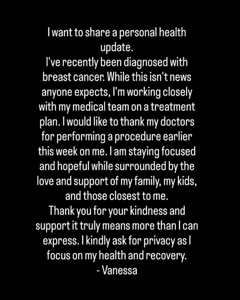 Vanessa Trump, 48, reveals breast cancer diagnosis: 'This isn't the ...