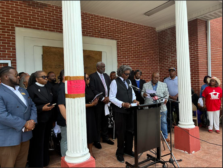 Marion leaders decry hateful vandalism found at St. Paul AME Church