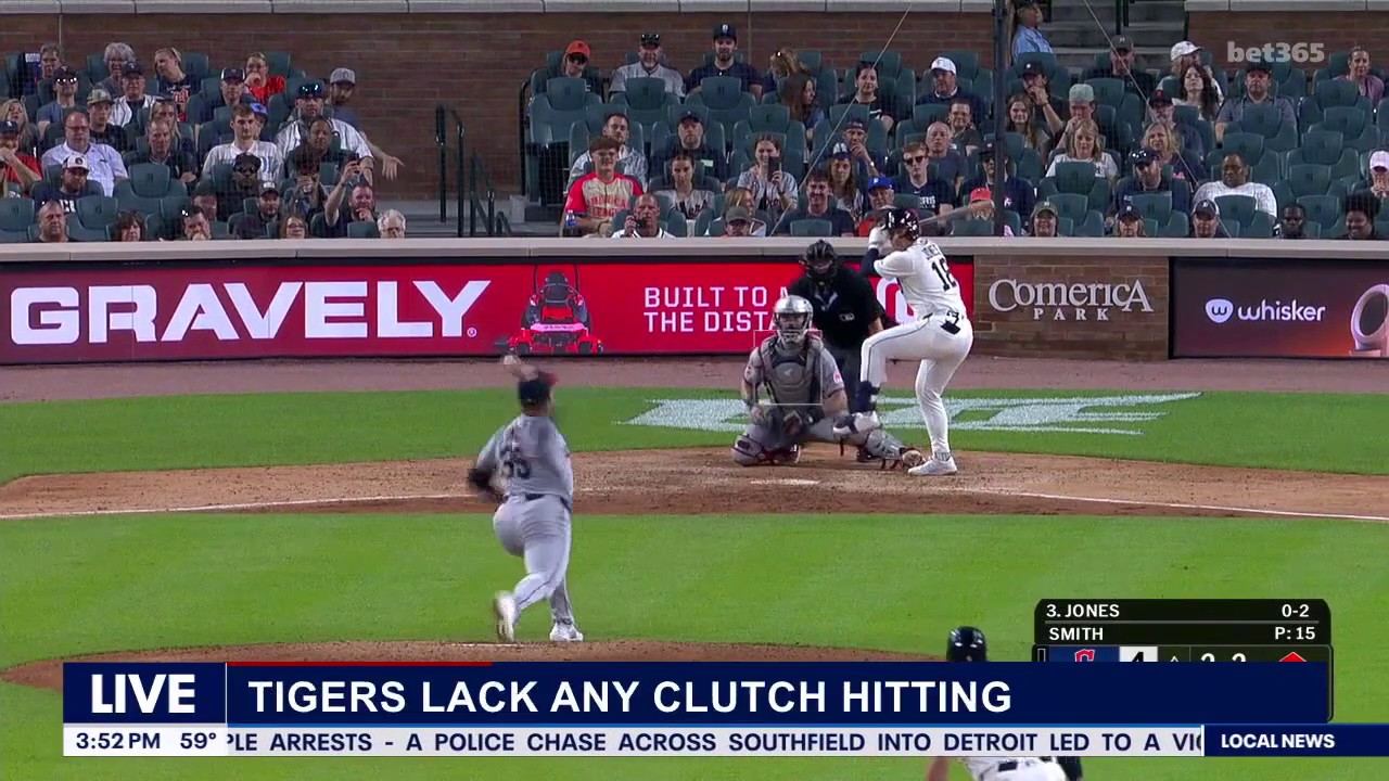 FOX 2 sports wrap: Tigers lack clutch hitting