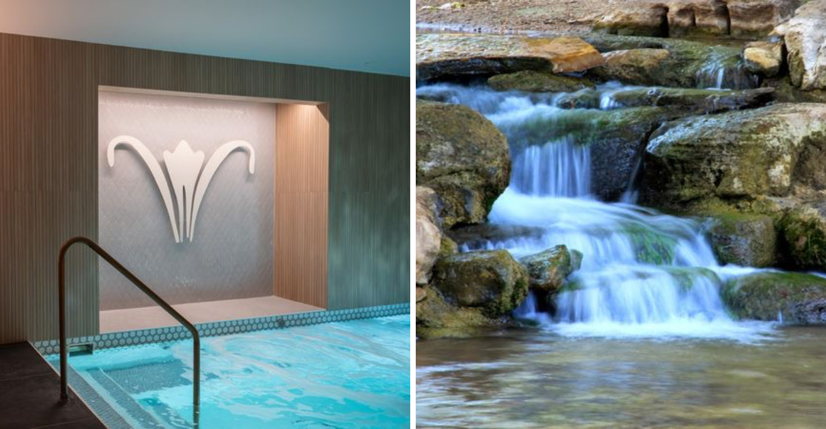 Oklahoma’s adults-only spa resort features soaking pools and endless ...
