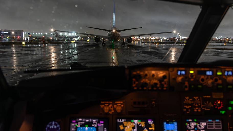 Why do planes dim the lights during takeoff and landing?