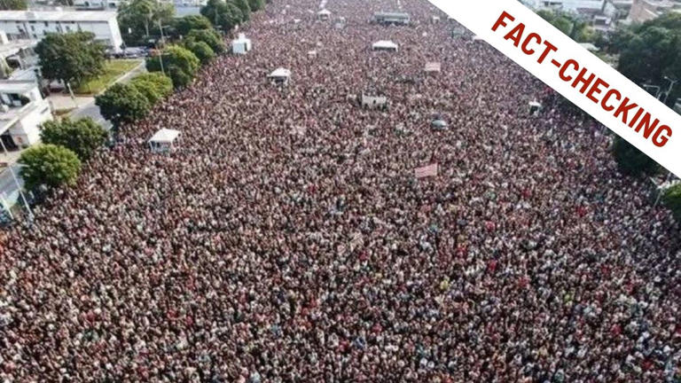 La “prova” della folla enorme anti-immigrazione a Londra? Un’immagine ...