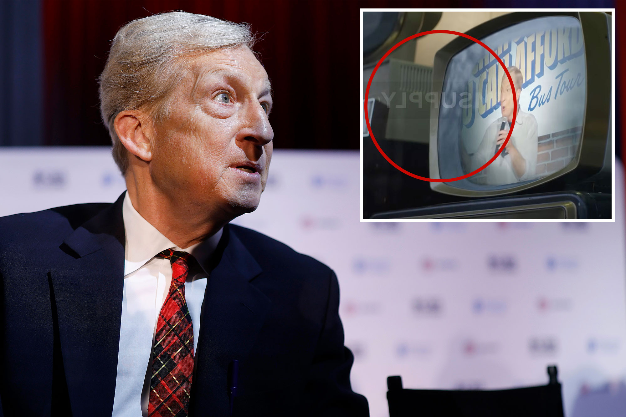 Tom Steyer makes awkward blunder in 'closing argument' to voters