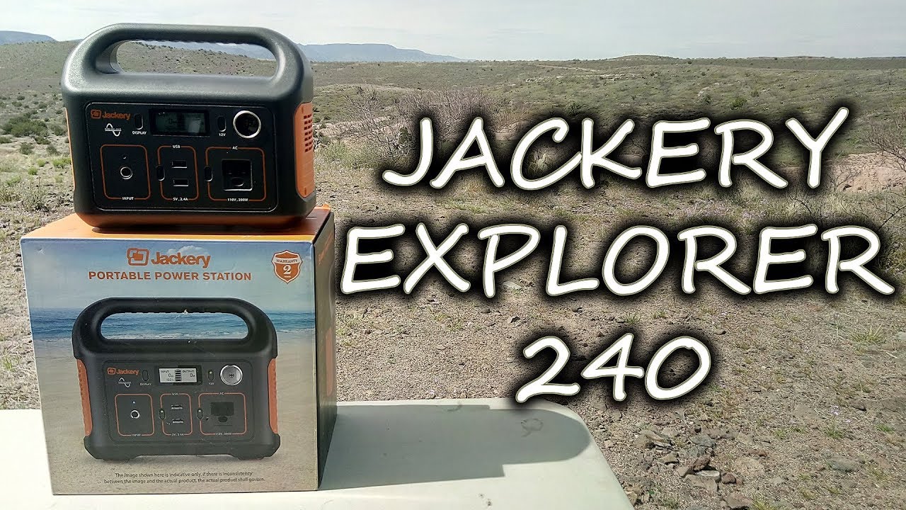 Jackery Explorer 240 long term test of the portable power station solar ...