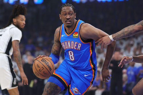 OKC's Jalen Williams set for MRI on hamstring after Game 2 exit