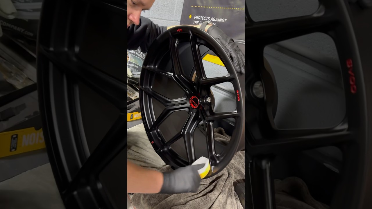 @ForgeliteWheels getting ceramic coated before installation on the C8 Z06!