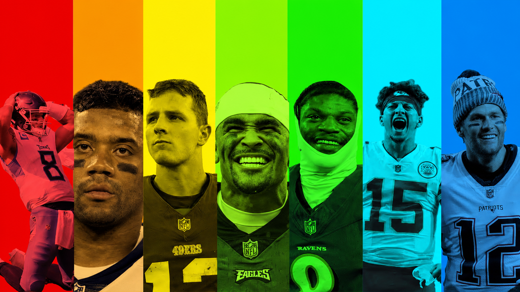 Exploring the seven levels of NFL quarterbacks, from backups to legends
