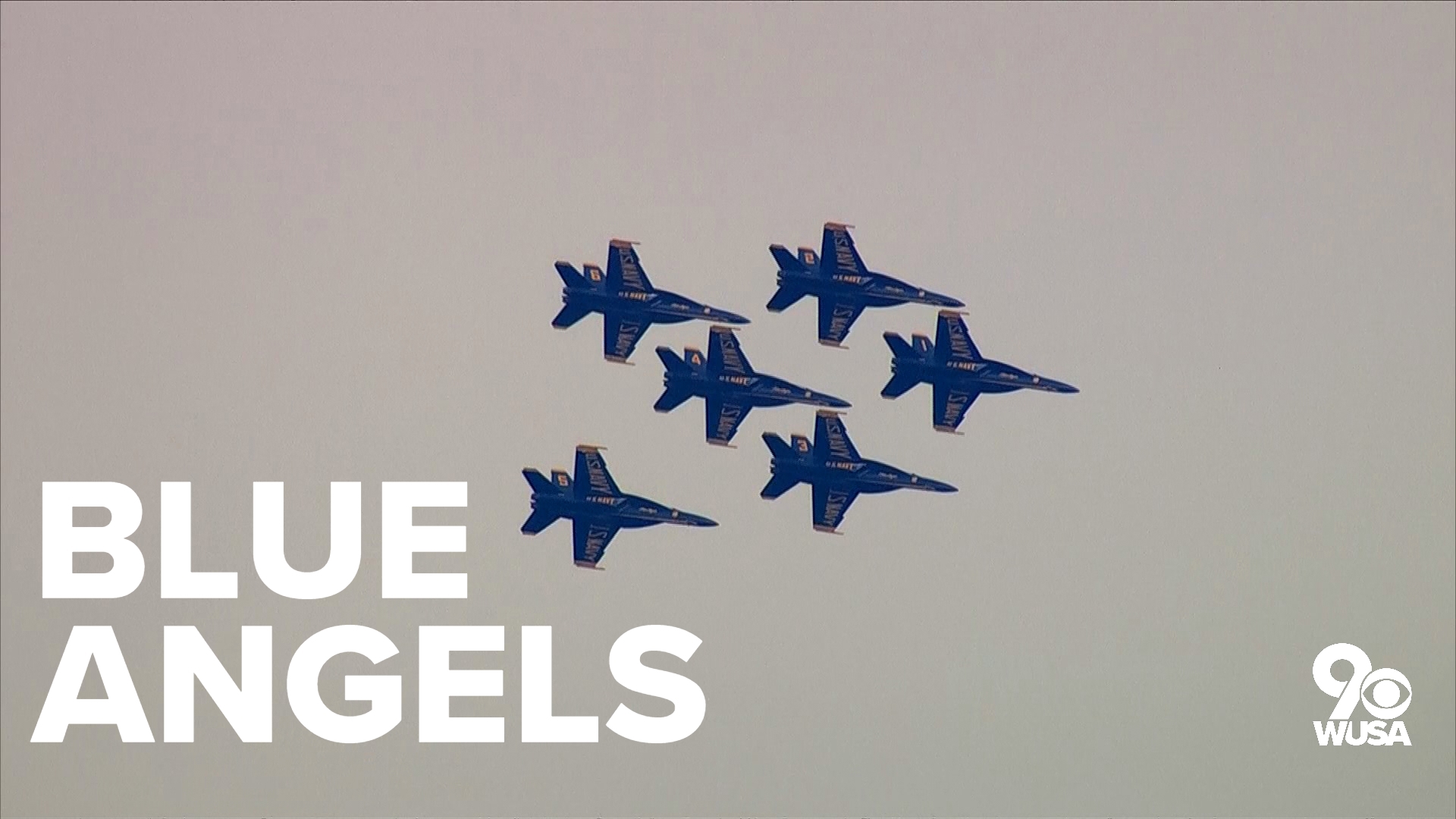 Blue Angels fly over Annapolis
