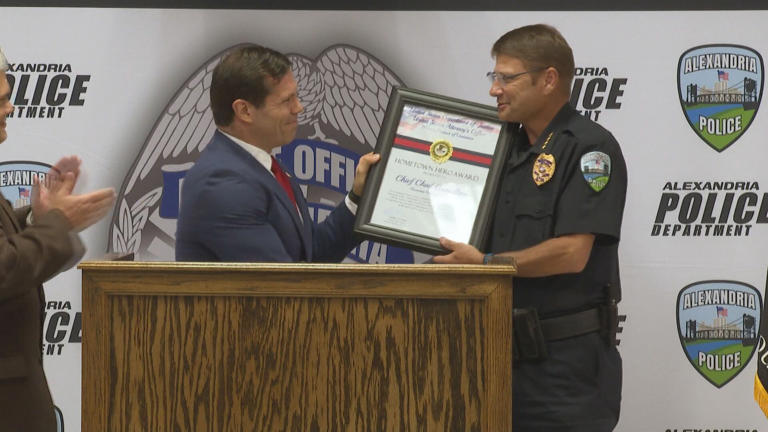 Alexandria police chief Gremillion awarded 'Hometown Hero Award'