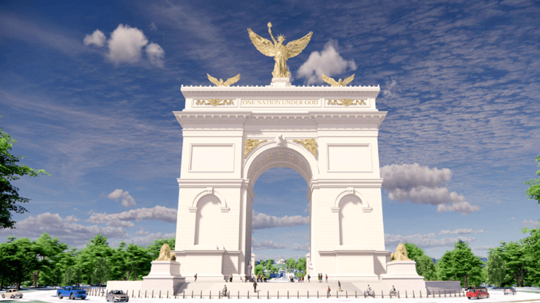 Trump plans to build massive arch without Congress' approval using a ...