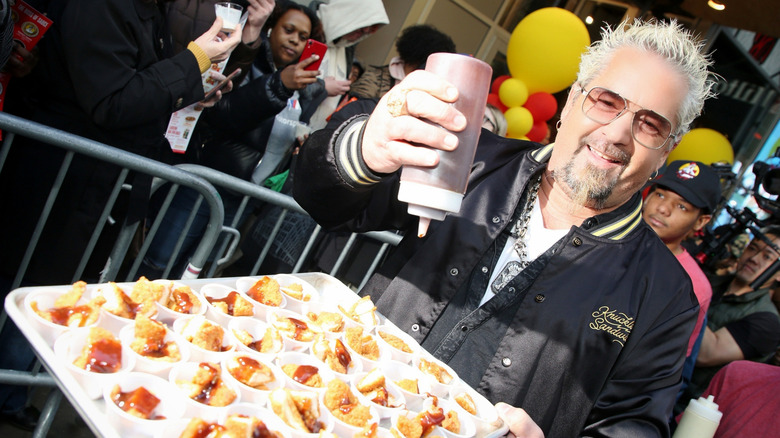 Where Guy Fieri worked before appearing on Food Network