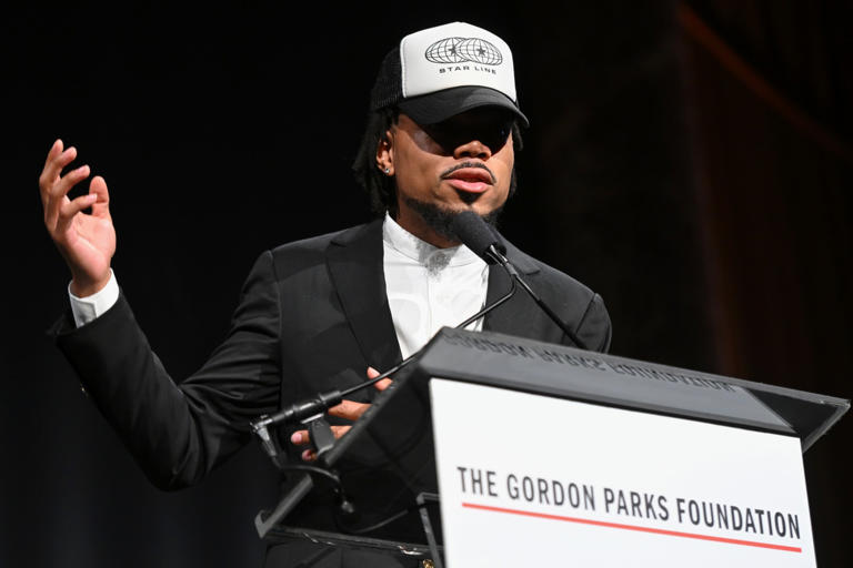 Chance the Rapper performs at Gordon Parks Foundation dinner in NYC