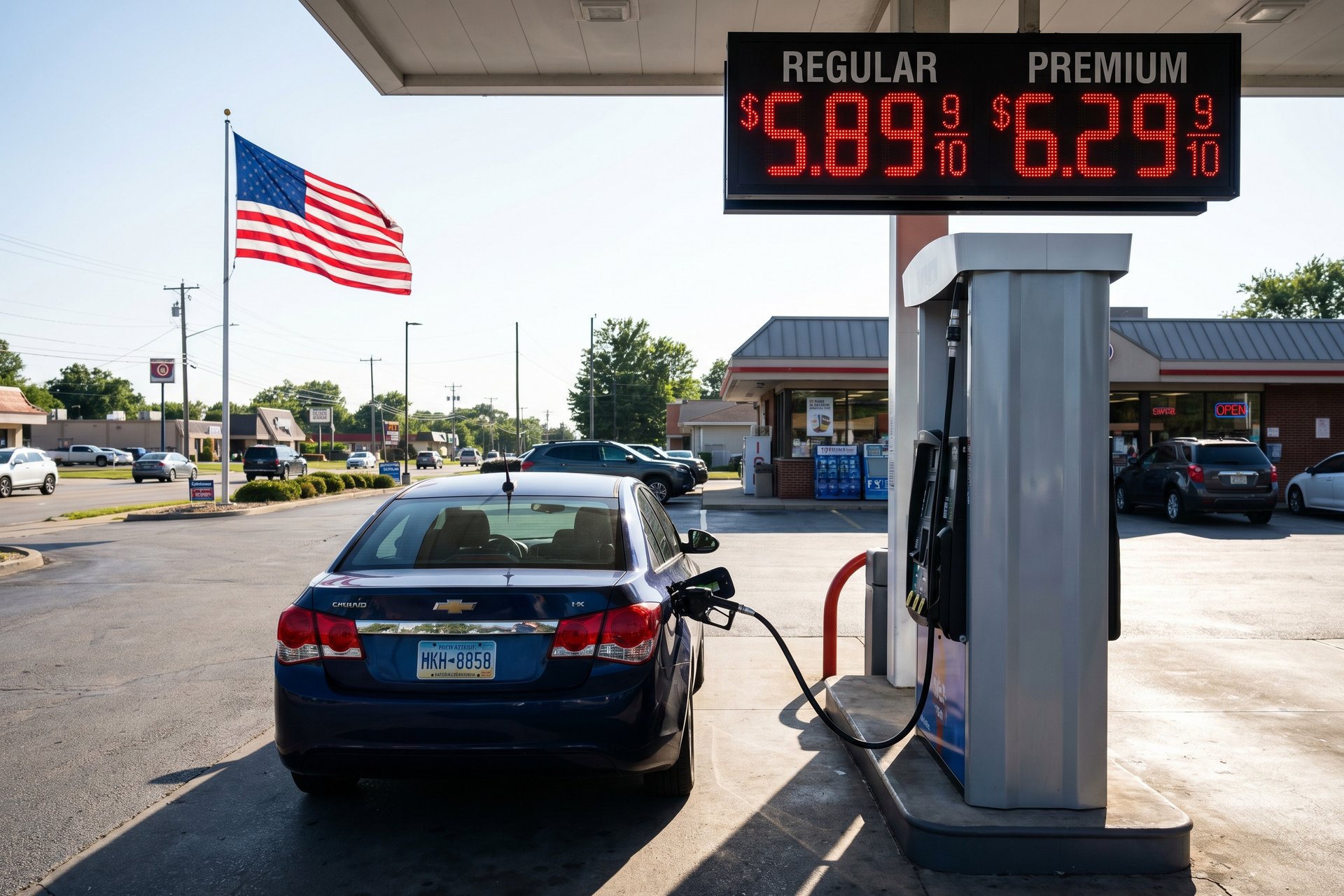 Gas hits $4.55 a gallon and Trump calls the pain 'peanuts'