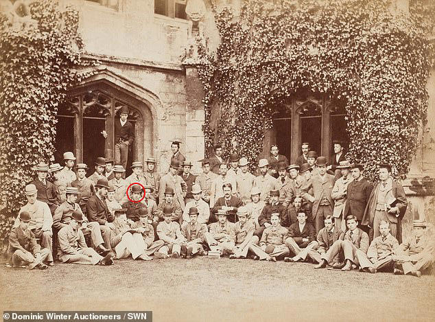 Hidden away in a Victorian album... a photo of Oscar Wilde as a student