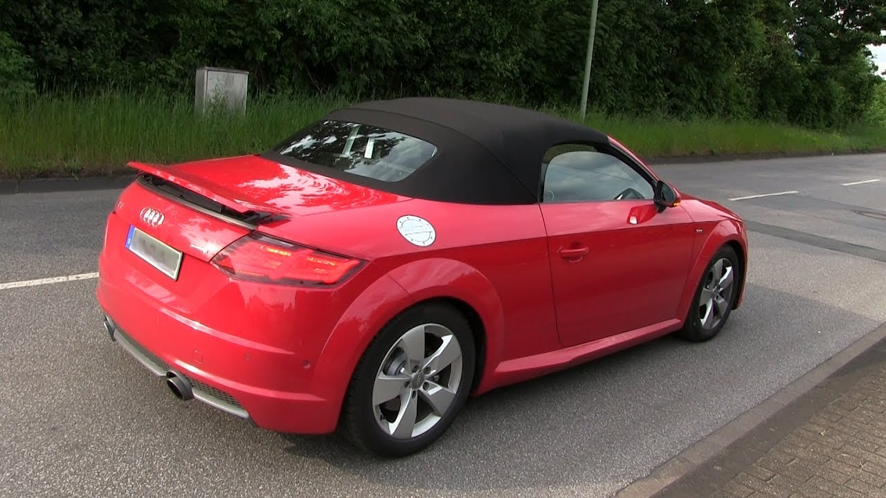 2017 Audi TT 2.0 TFSI Quattro convertible/cabrio (230 HP) test drive