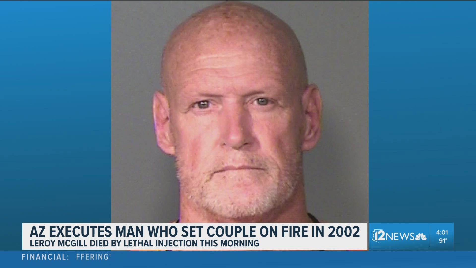 Arizona executes man convicted of setting pair on fire