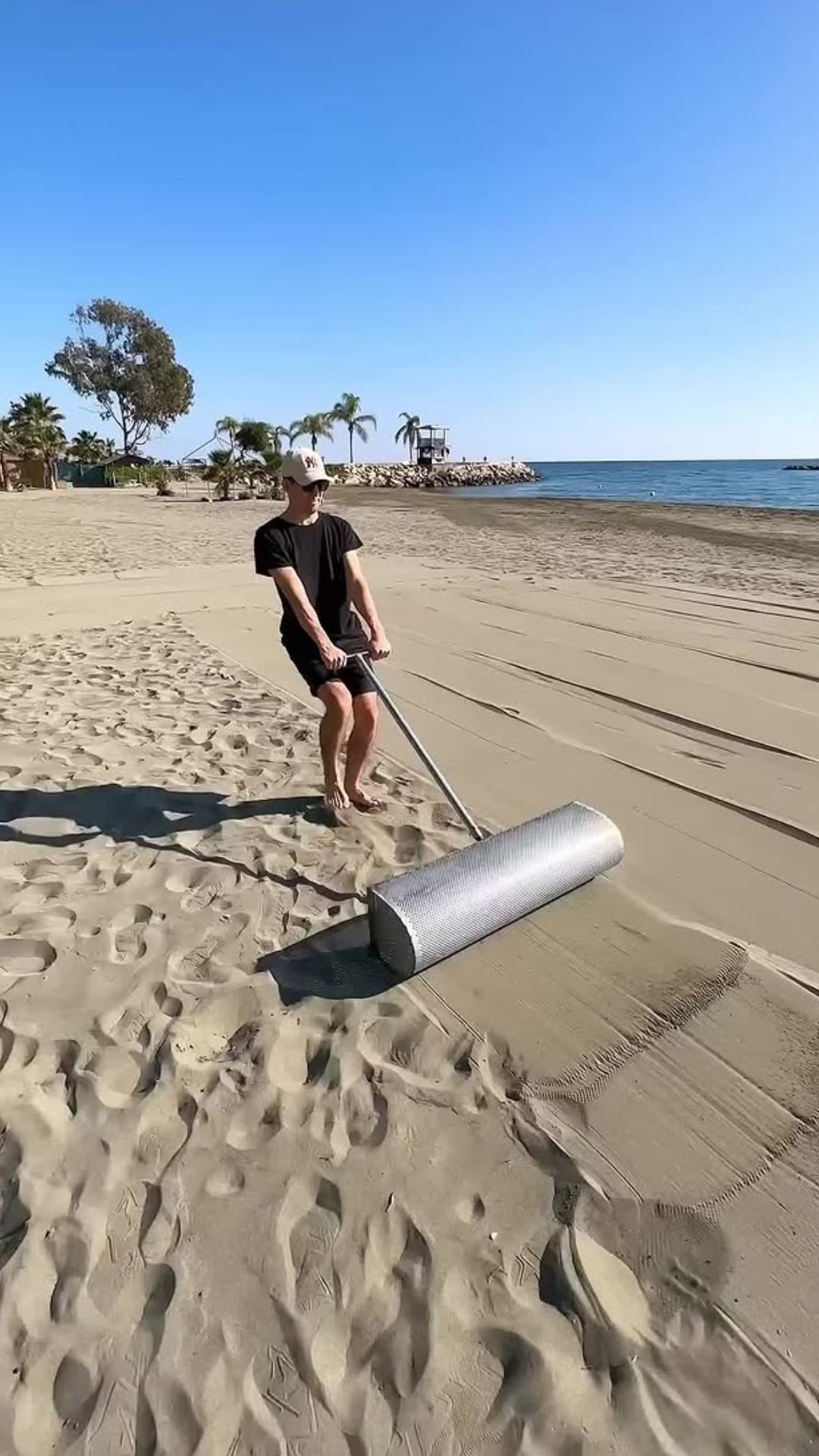 DIY beach sand sifting tool reveals rare hidden finds