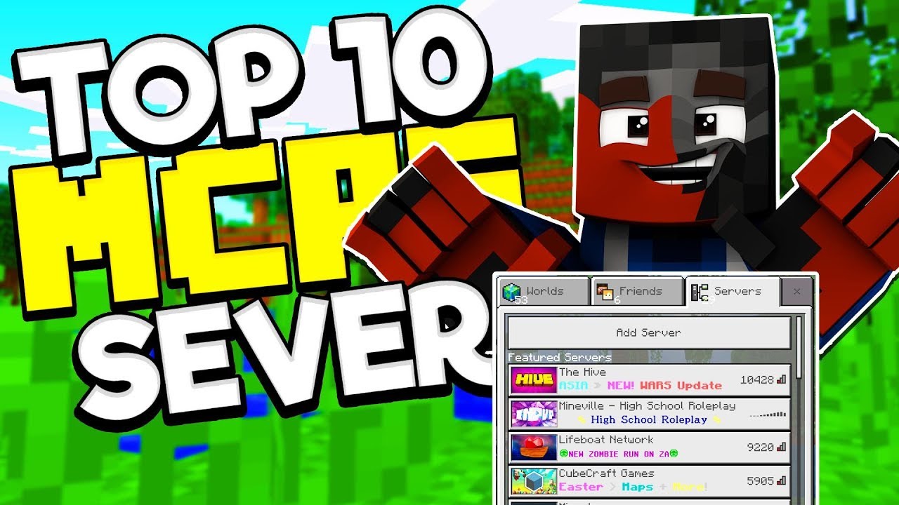 Top 10 best MCPE servers! - Minecraft PE (Pocket Edition, Xbox, Windows ...
