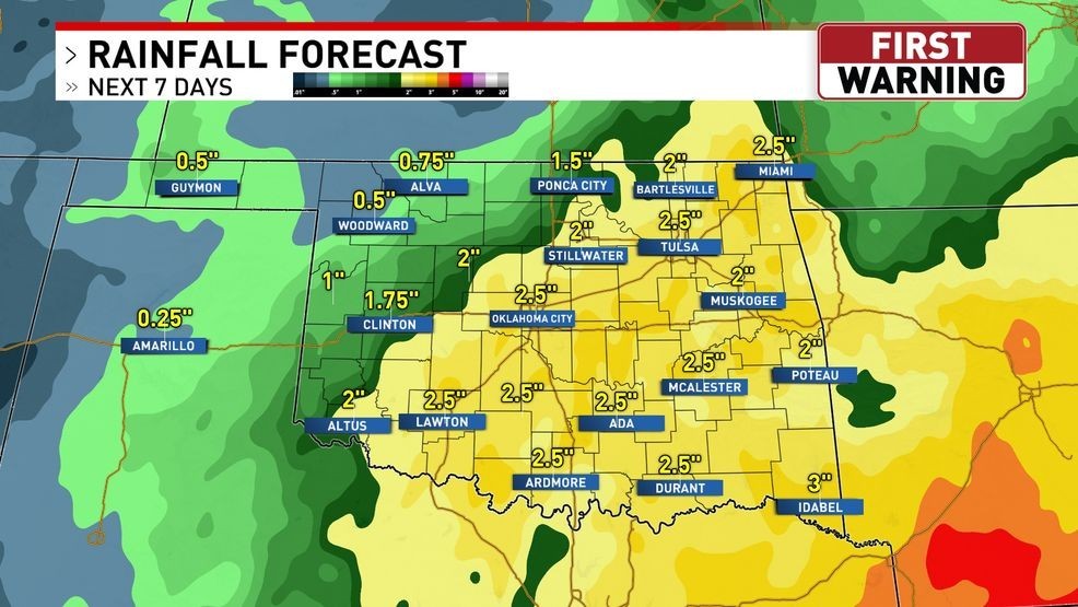 An active weather pattern continues this week