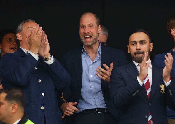 Prince William sparks frenzy as 'coolest prince' celebrates Aston Villa win
