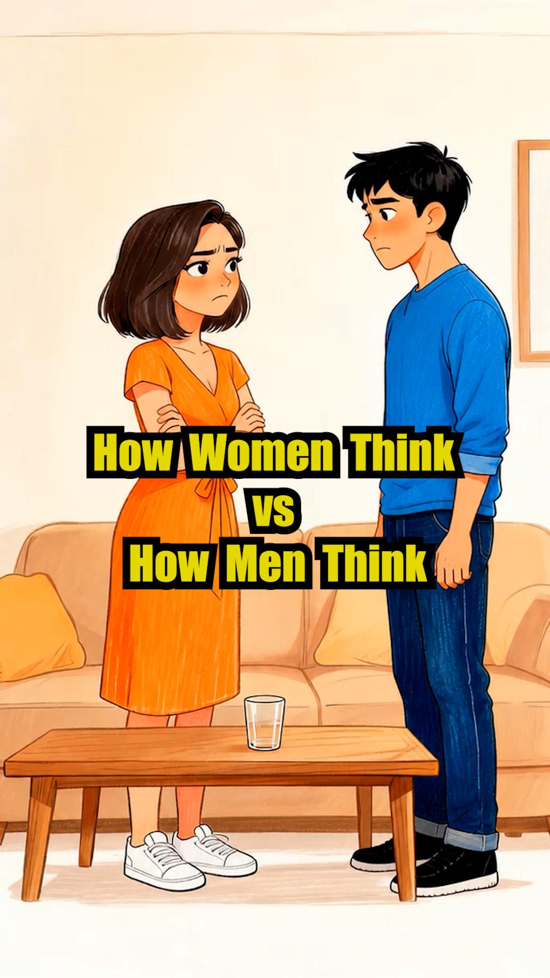My lesser half - how women think vs. how men think
