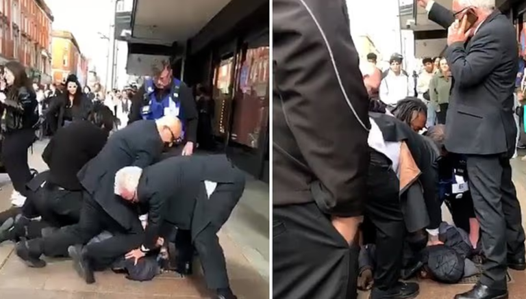Man dies while being pinned down by shop security for shoplifting