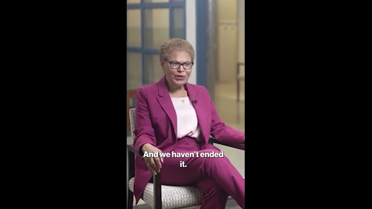 Karen Bass plays blame game for her homelessness failure