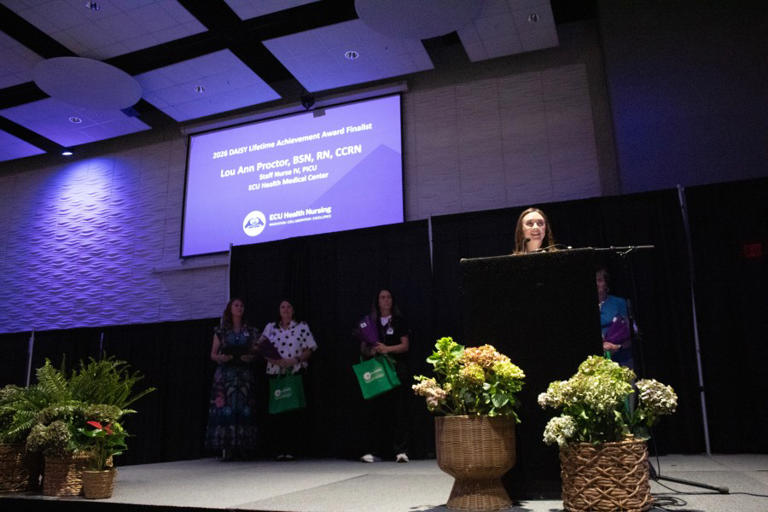 Anne Chadwick receives 2026 DAISY Lifetime Achievement Award at ECU ...