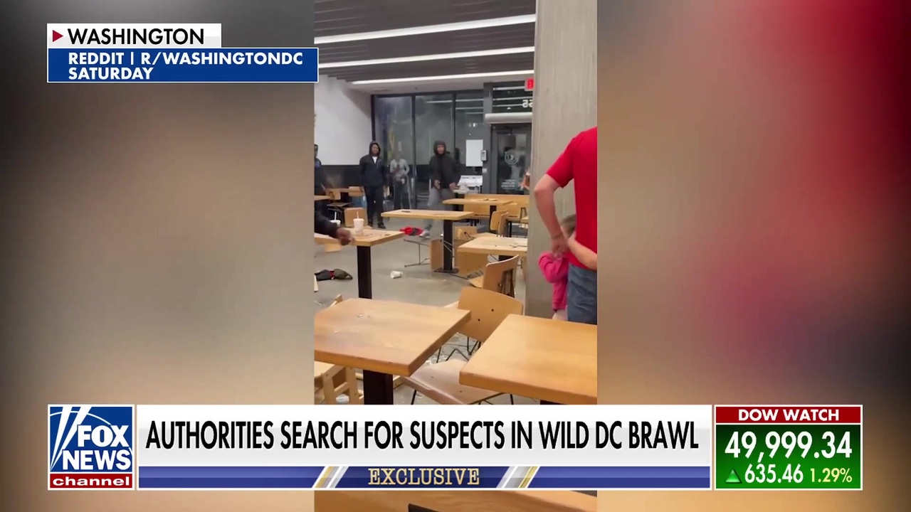 Father who shielded kids recounts 'horrific scene' of DC brawl