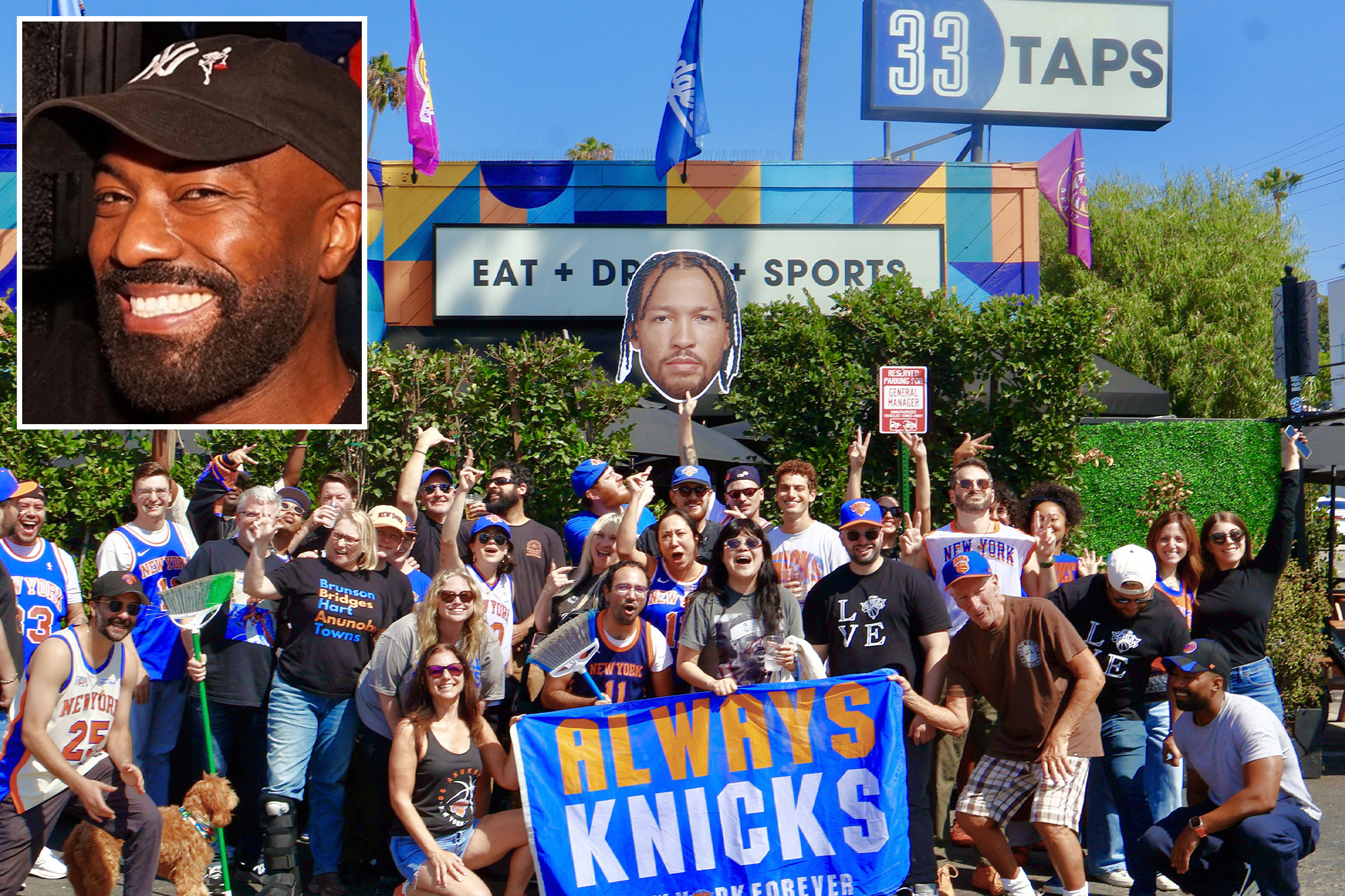 How an LA bar became the loudest Knicks playoff party outside Madison ...