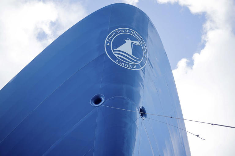 Carnival cruise ship emerges from dry dock with new design element ...