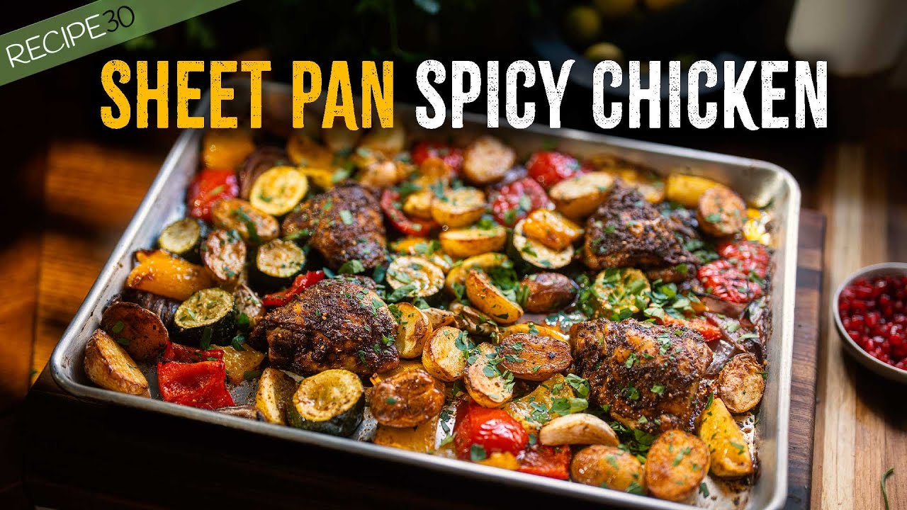 One pan Mediterranean roast chicken for comfort
