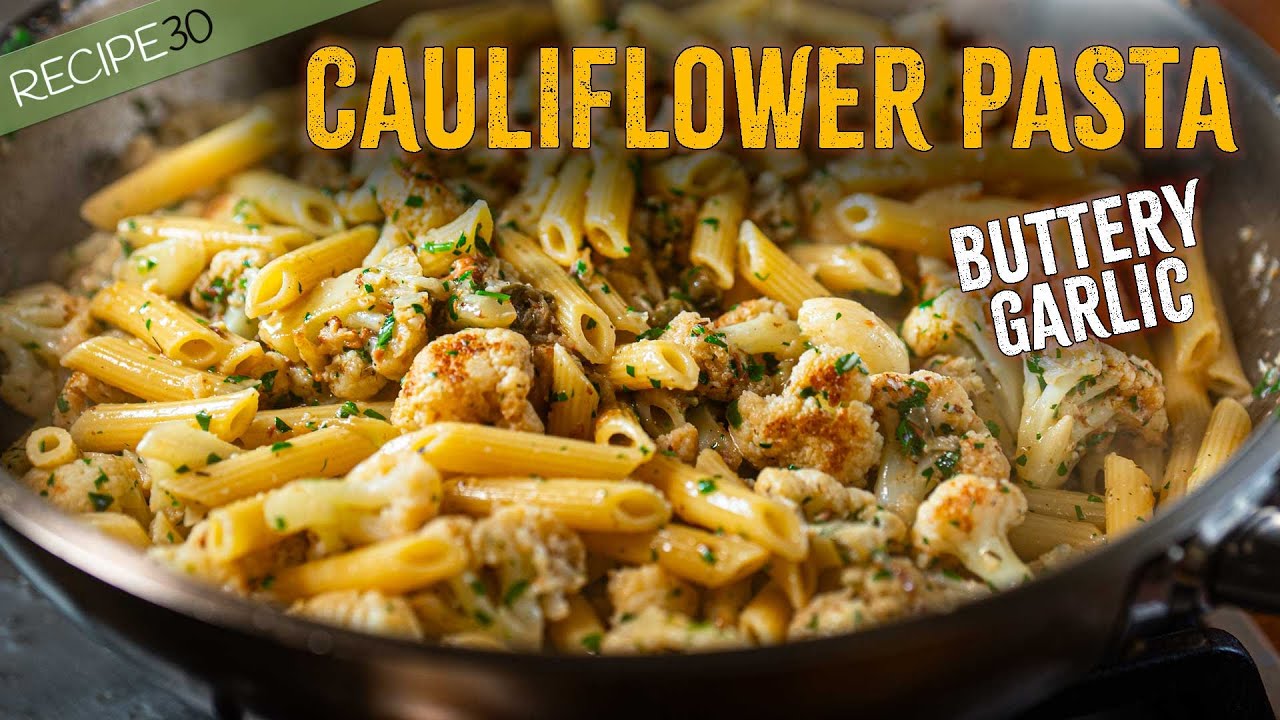 Cauliflower and garlic pasta recipe