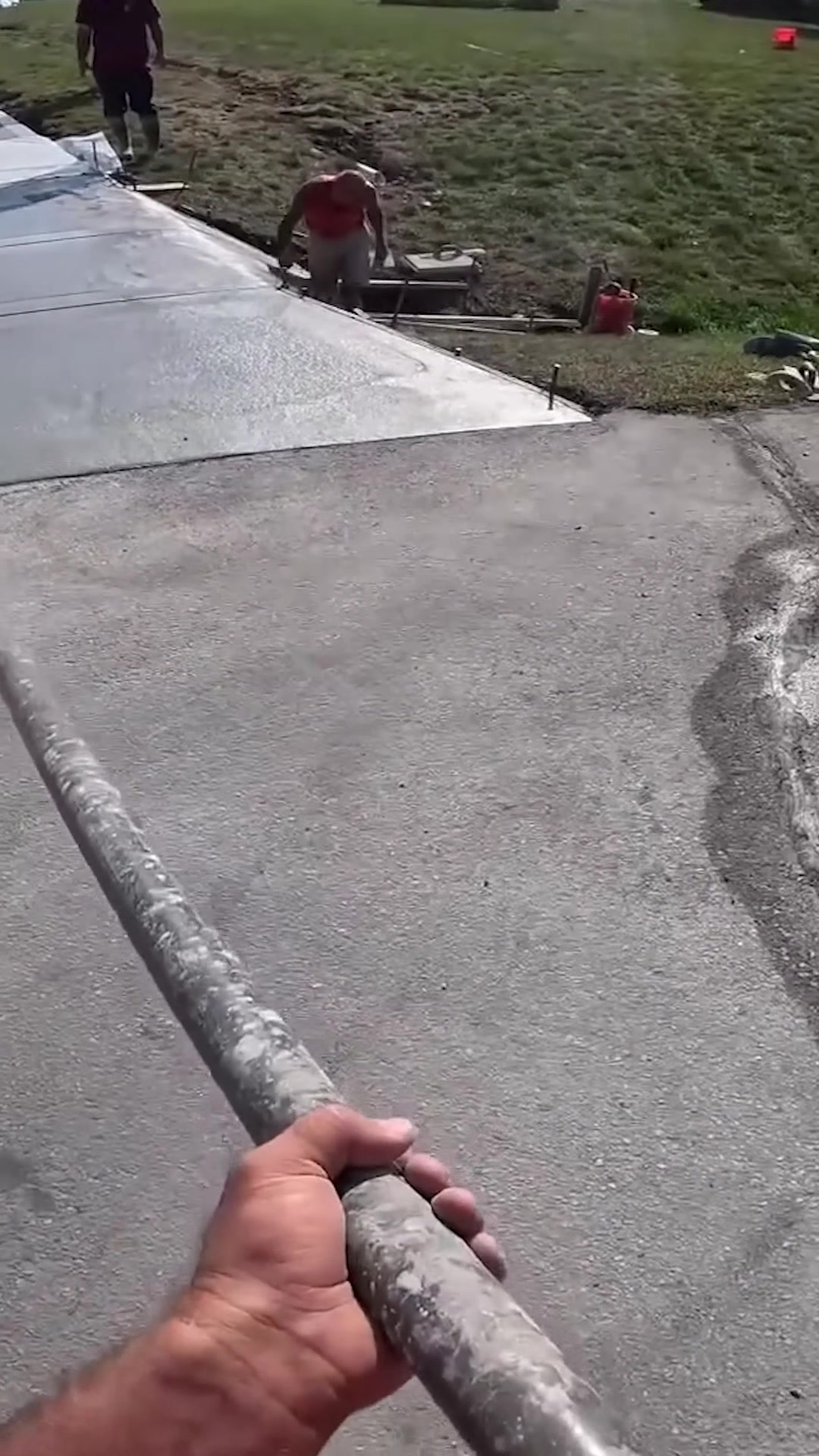 Victory Outdoor Services: Big concrete pour