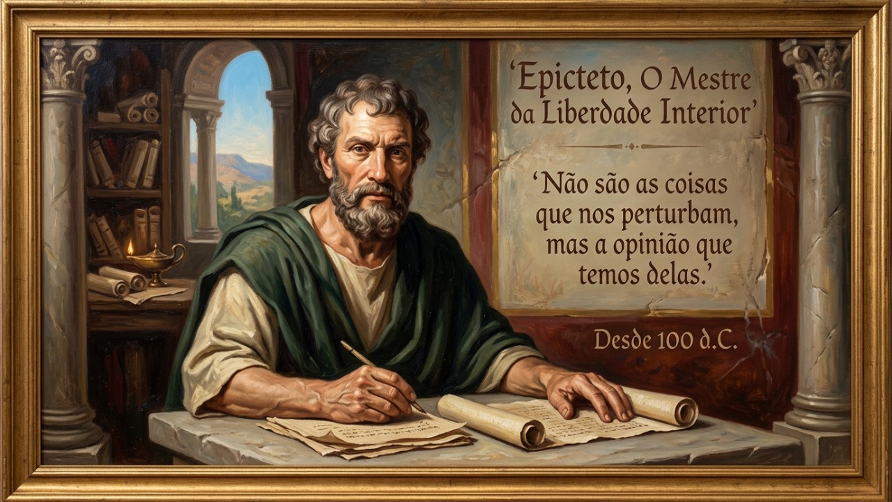 Epicteto, o mestre da liberdade interior, nos lembra desde 100 d.C ...