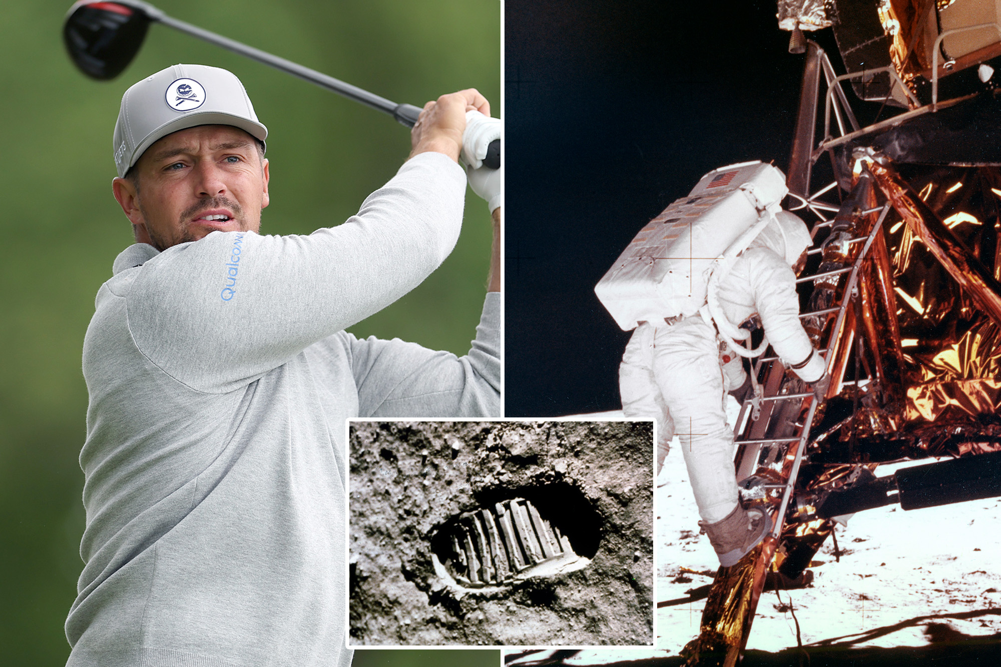 Bryson DeChambeau doubts moon-landing footage