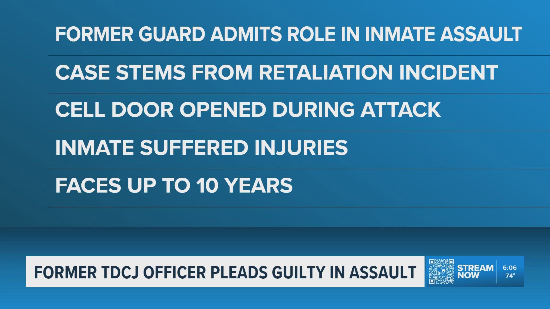 Former correctional officer pleads guilty in inmate assault case