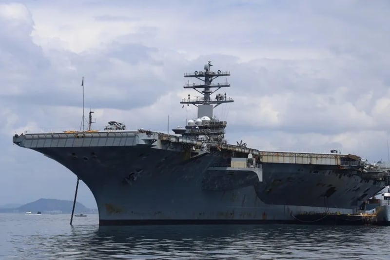 EEUU envía poderoso portaviones al Caribe en plena tensión política con ...