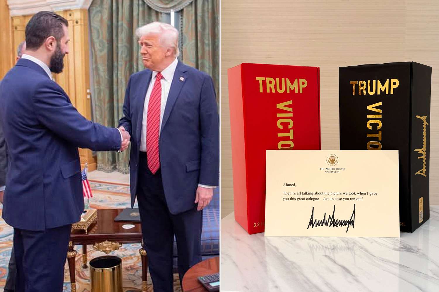 Trump sends Syrian president, a former al-Qaeda leader, refills of his ...